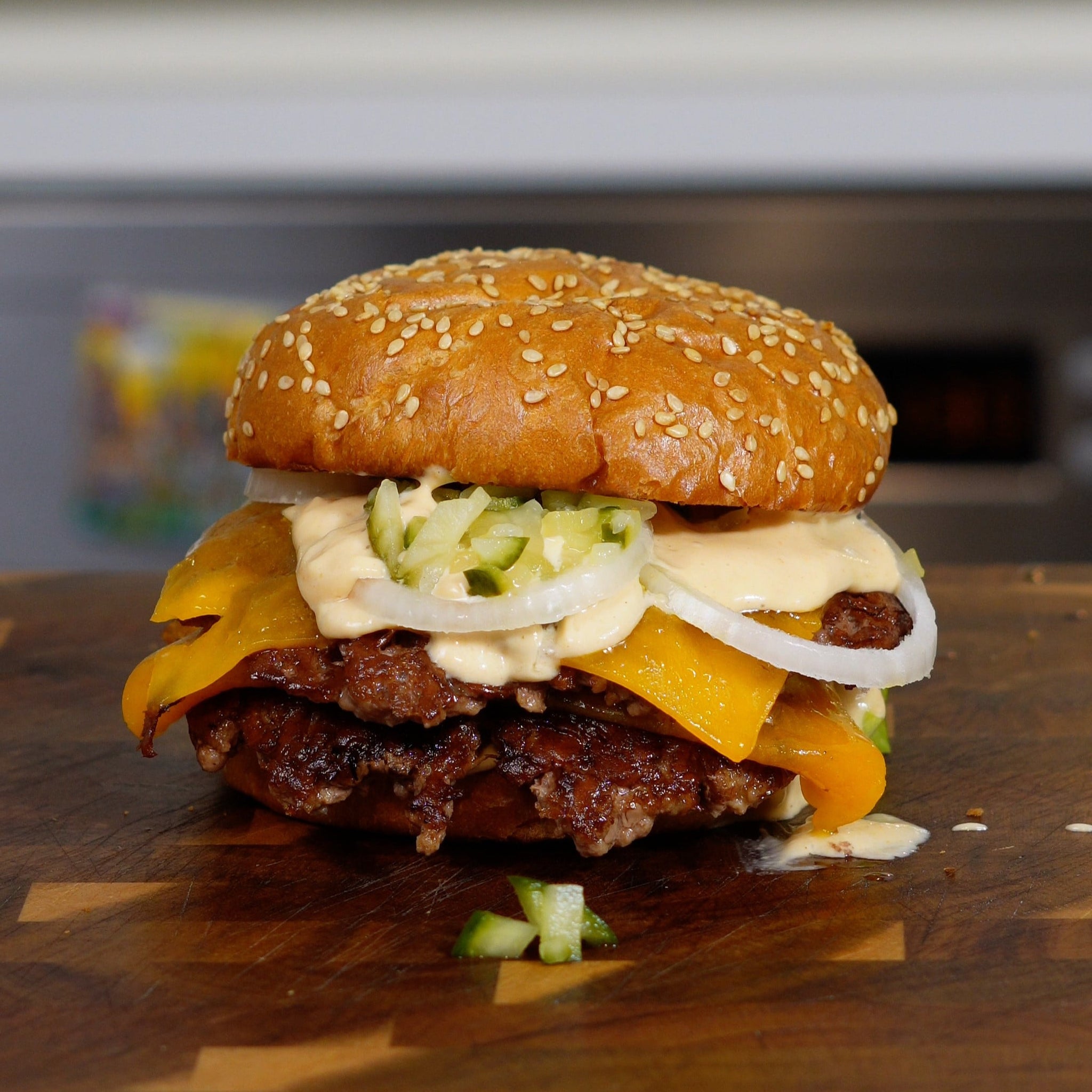 Ricetta del panino Big King con la salsa fatta in casa – 🍔 Mr. Dobelina ...